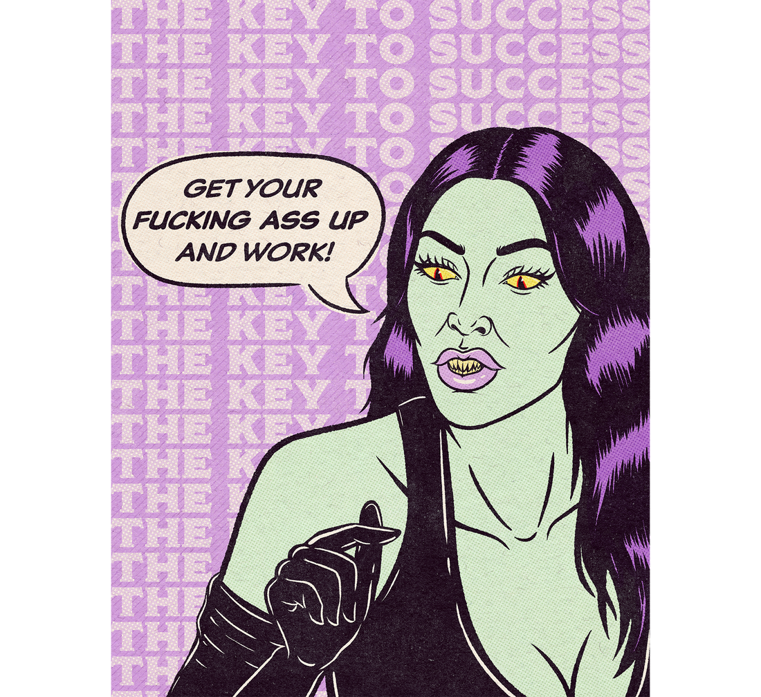 Key to Success Art Print – Classy Creeps