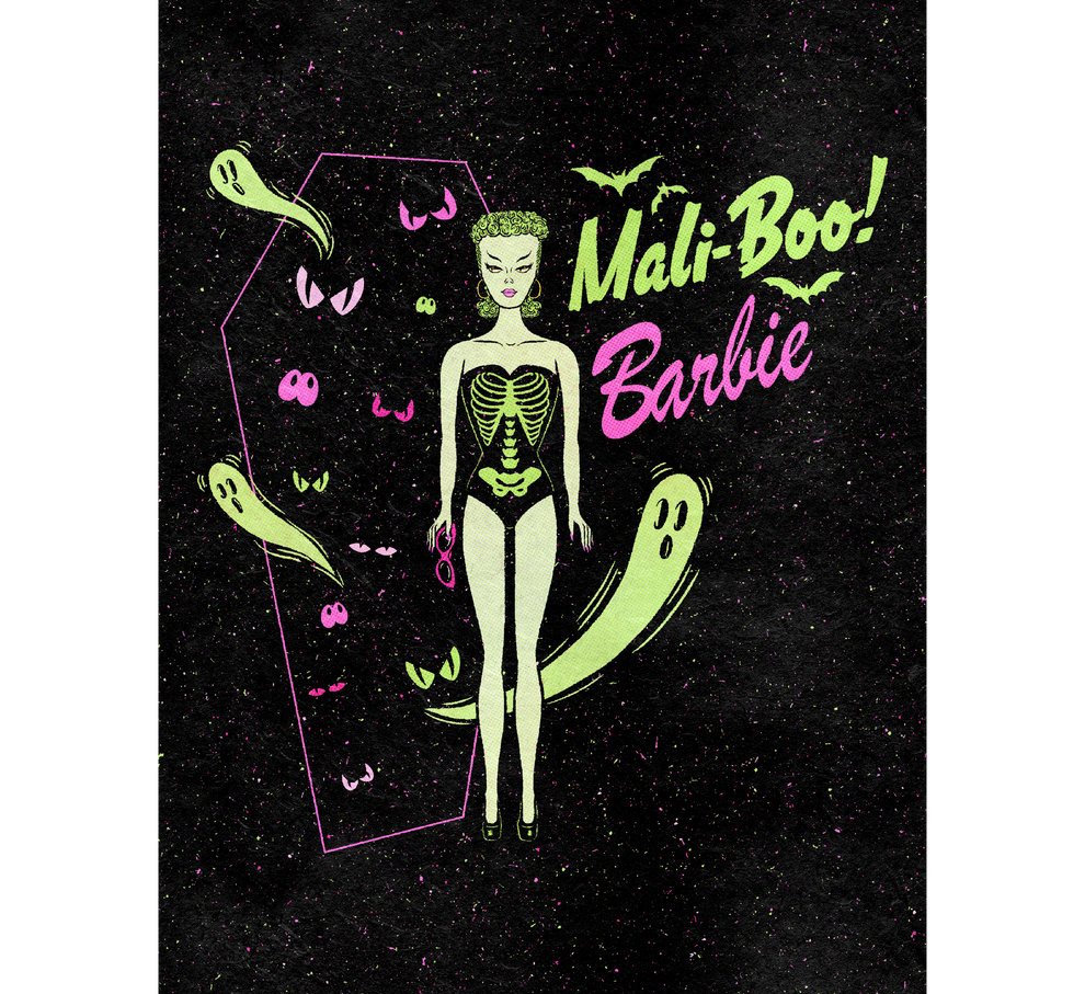 Mali-BOO! Barbie Art Print – Classy Creeps