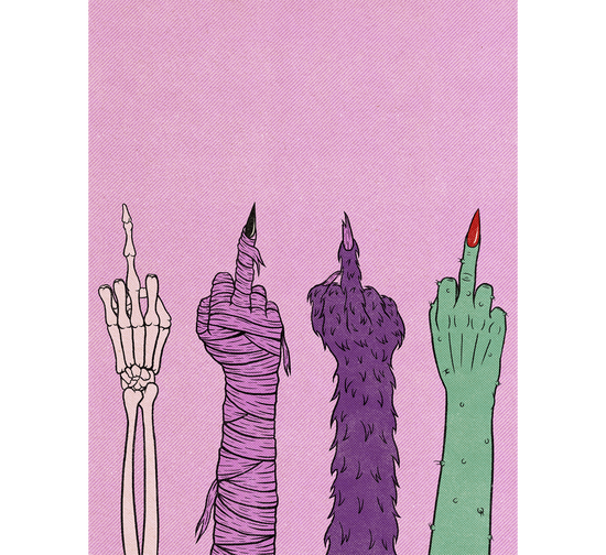 Bad Ghouls Art Print – Classy Creeps